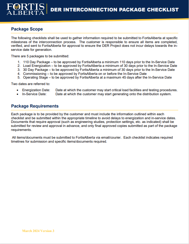 Distributed Generation | FortisAlberta