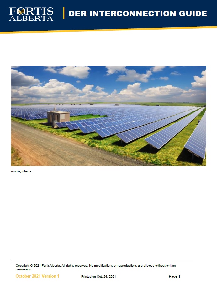 Distributed Generation | FortisAlberta